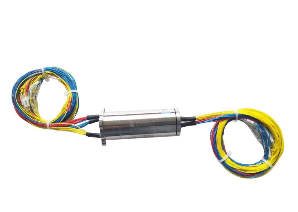 Capsulated miniature slip rings 40channels are maintenance-free