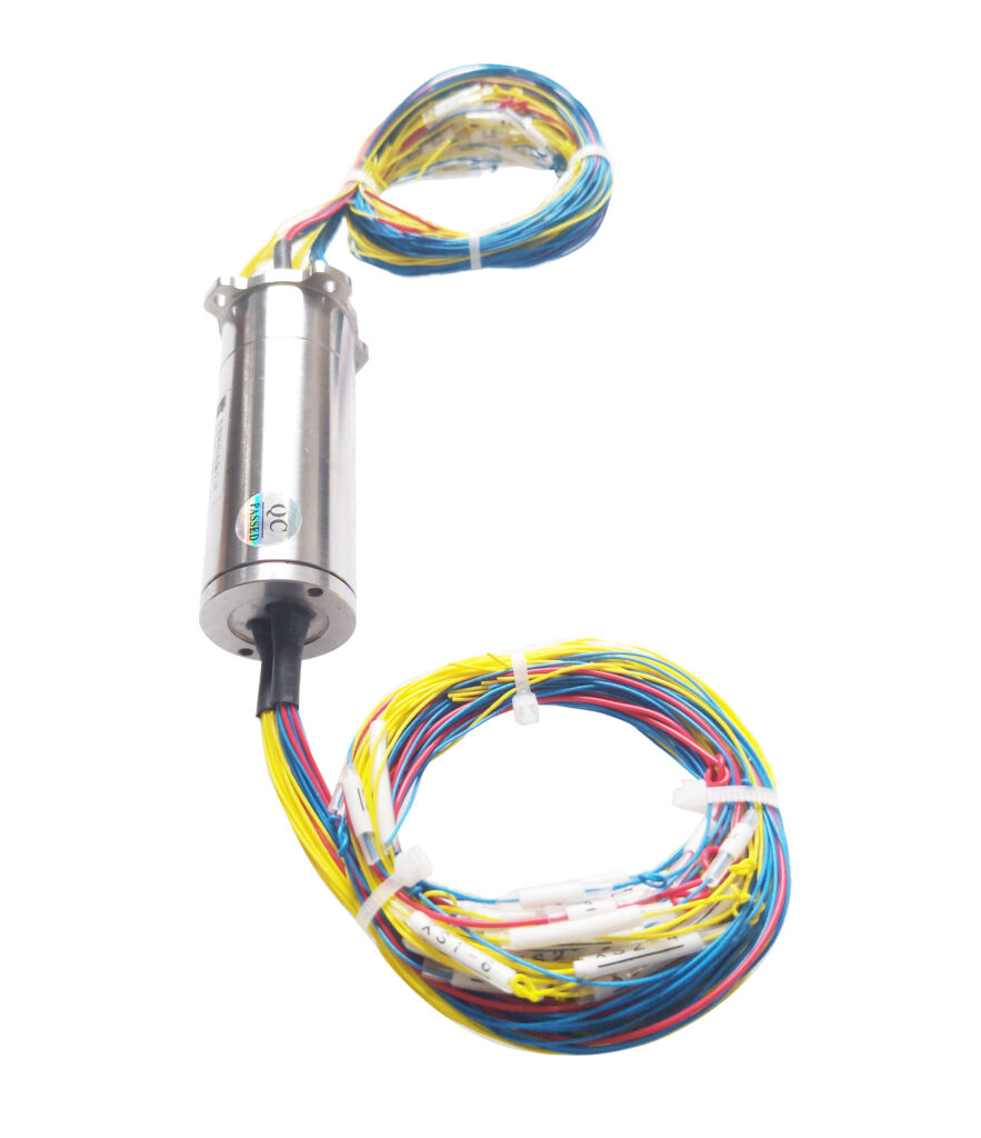 Capsulated miniature slip rings 40channels are maintenance-free