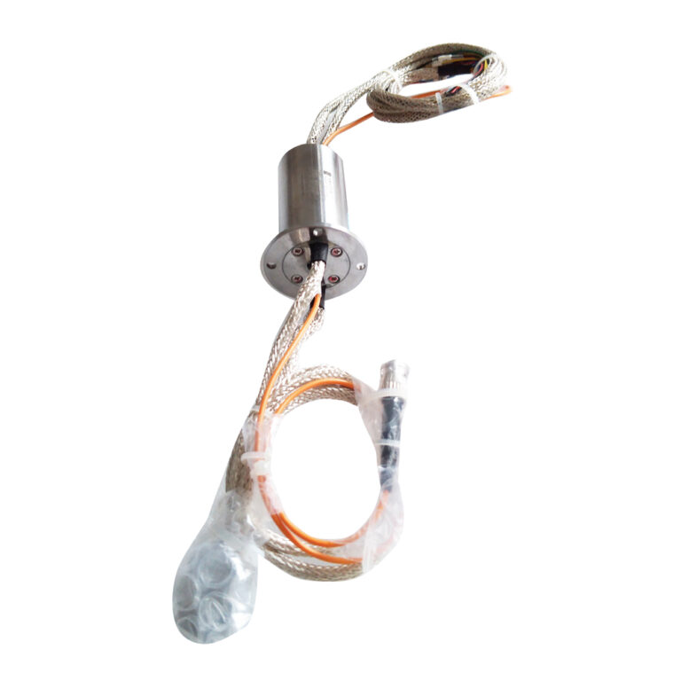 Ingiant hybrid slip rings 25channels combine 1 channel fiber optic