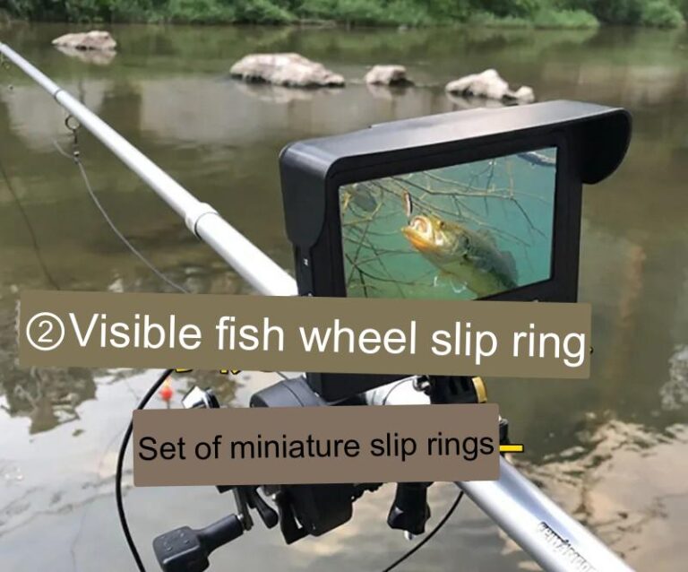 Visual fish anchor conductive slip ring--Visual fish wheel slip ring