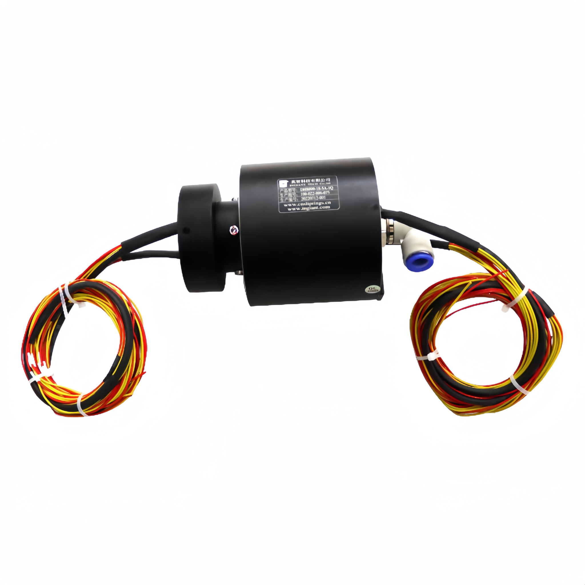 DHS099-18-5A-1Q Electric-pneumatic hybrid slip ring 18 channels 5A ...