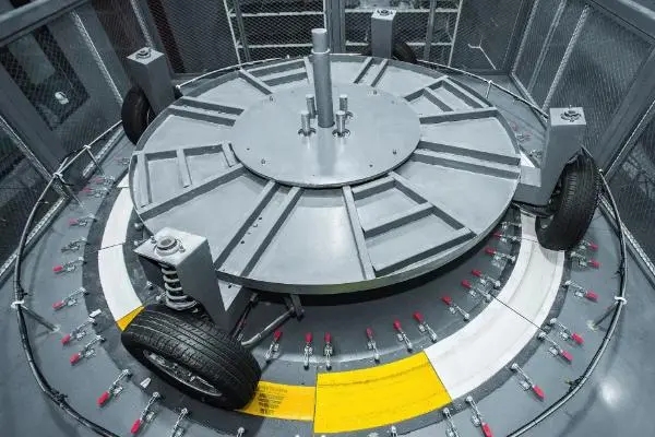 Rotary test bench slip ring and features