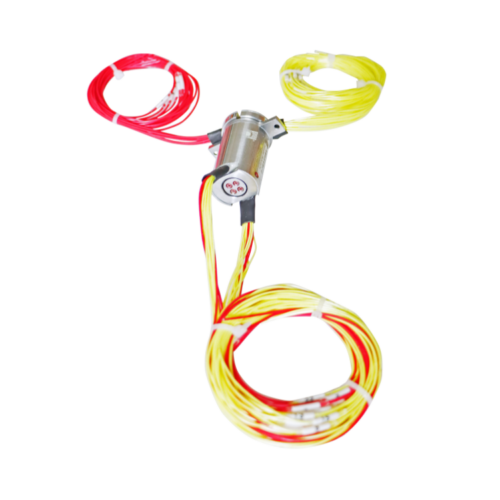 DHS022-22-002 22mm outer diameter UAV slip ring gimbal slip ring small ...