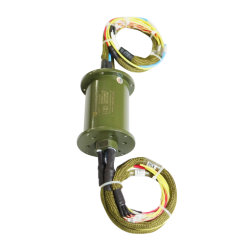 DHS060-21-1S RF hybrid slip ring 1 channel RF + 21 channels power ...