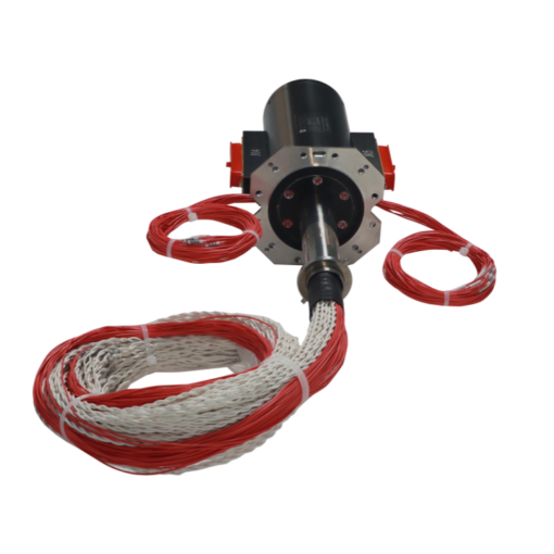 DHS063-57 Customized compact automation slip rings diameter 63mm with ...