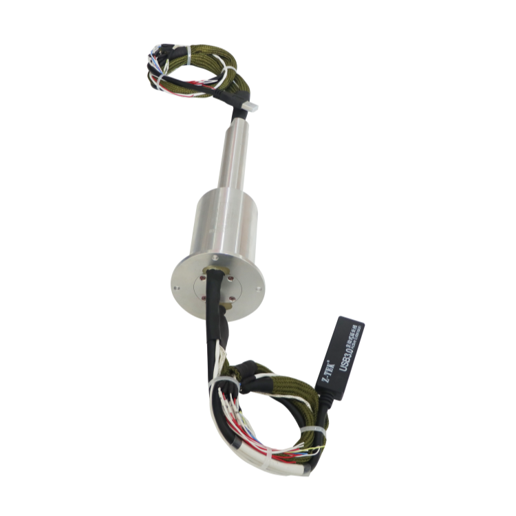 DHS055-25-3A Customized USB slip ring transmit USB3.0 signals and 3A ...