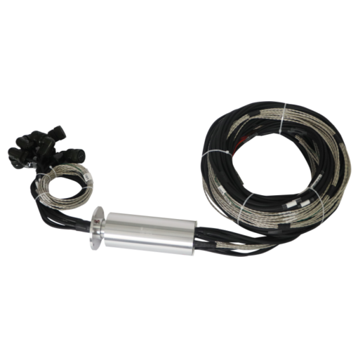 DHS078-55 78mm Servo slip ring encoder slip ring 55 channels transmit ...